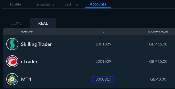 How can I find my MT4 login? – Skilling Help Desk